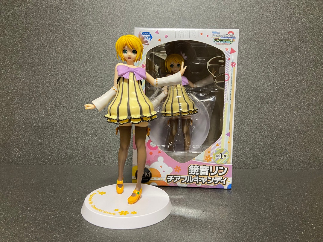 Rin Kagamine Cheerful Candy Super Premium Figure Hatsune Miku Vocaloid ...