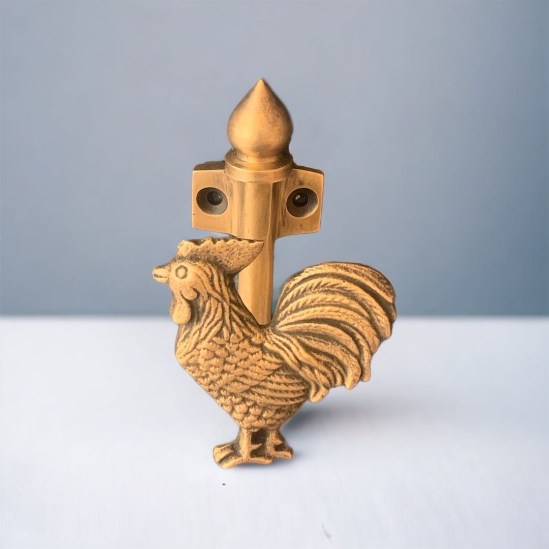 Chicken Brass Wall and Coat Hooks. Perfect for Bathroom Towels, Robe ...