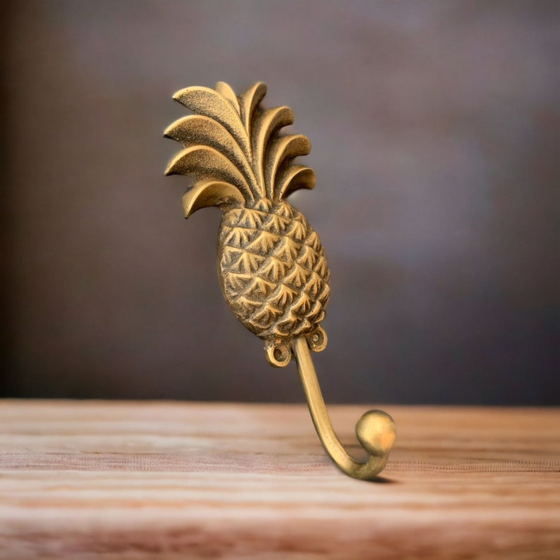 Pineapple Coat Hooks. Perfect for Makeovers, Bathroom Towel Hooks, Robe Hooks. Single Wall Hook ...