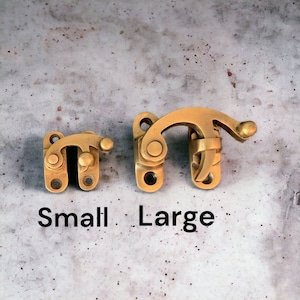 Miniature Brass Hook Latch - Etsy