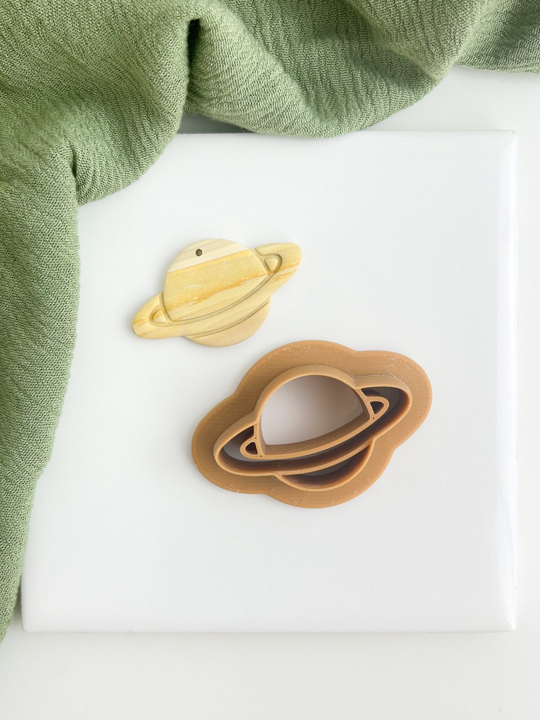Saturn Back to School Planet Polymer Clay Cutter Fruit Trendy Clay ...