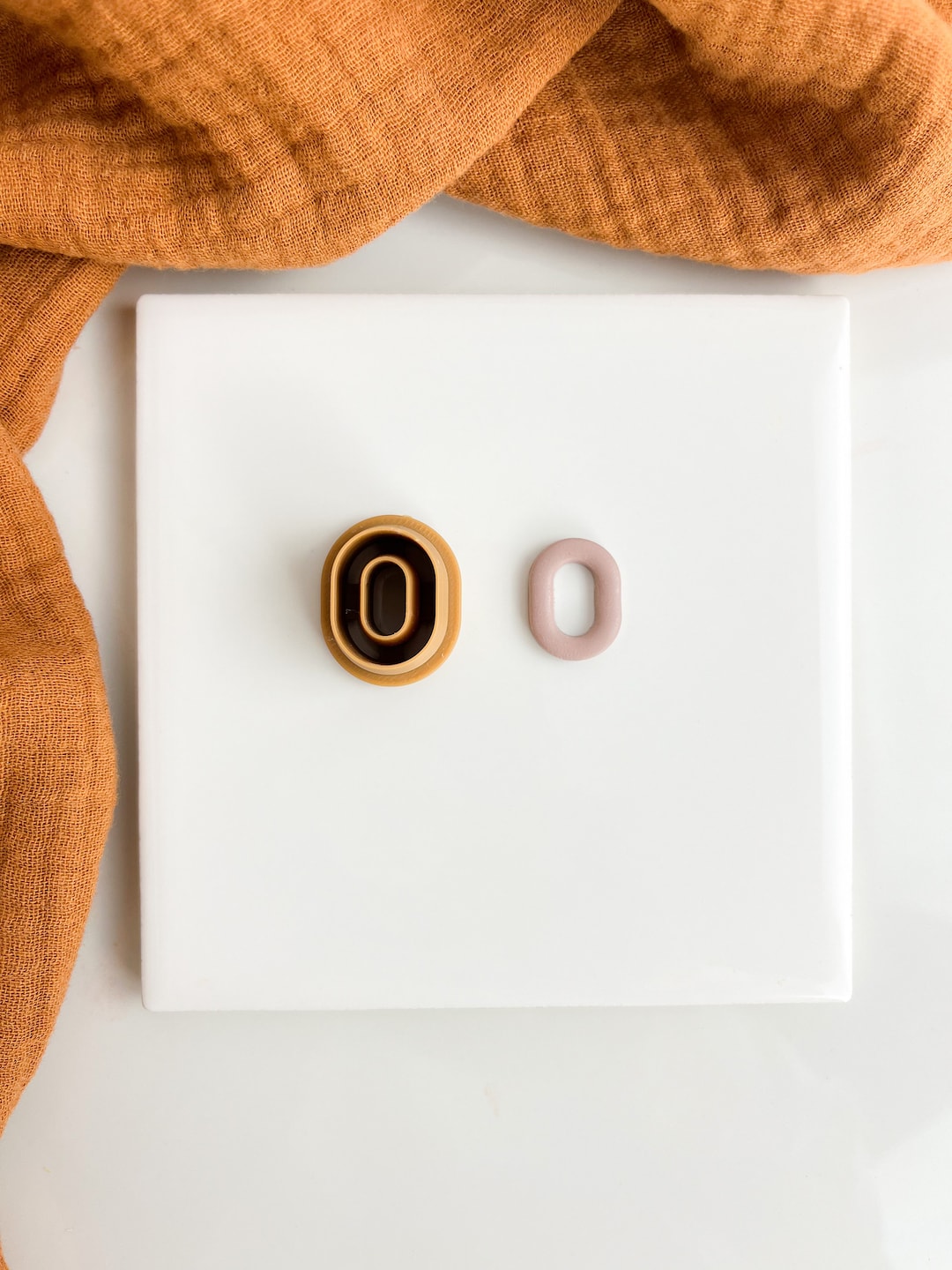 Oval 12MM Clay Jump Ring Cutter Clay Cutter Organic Jump Ring Shape ...