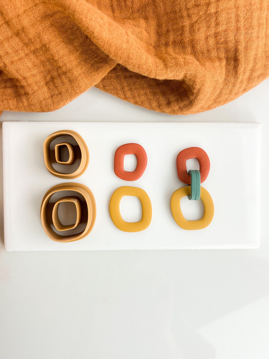 Delilah Clay Jump Ring Cutter Organic Jump Ring Shape Clay Cutter ...