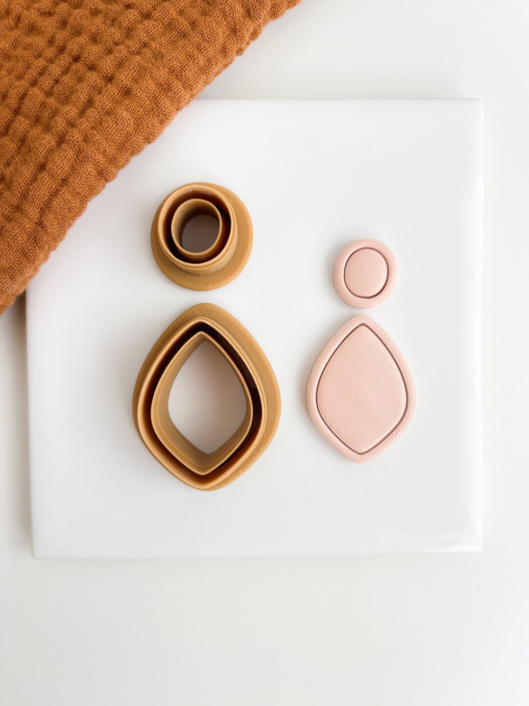 Cypress Elegant Organic Outlined Clay Cutter Trendy Clay Cutter Shapes ...