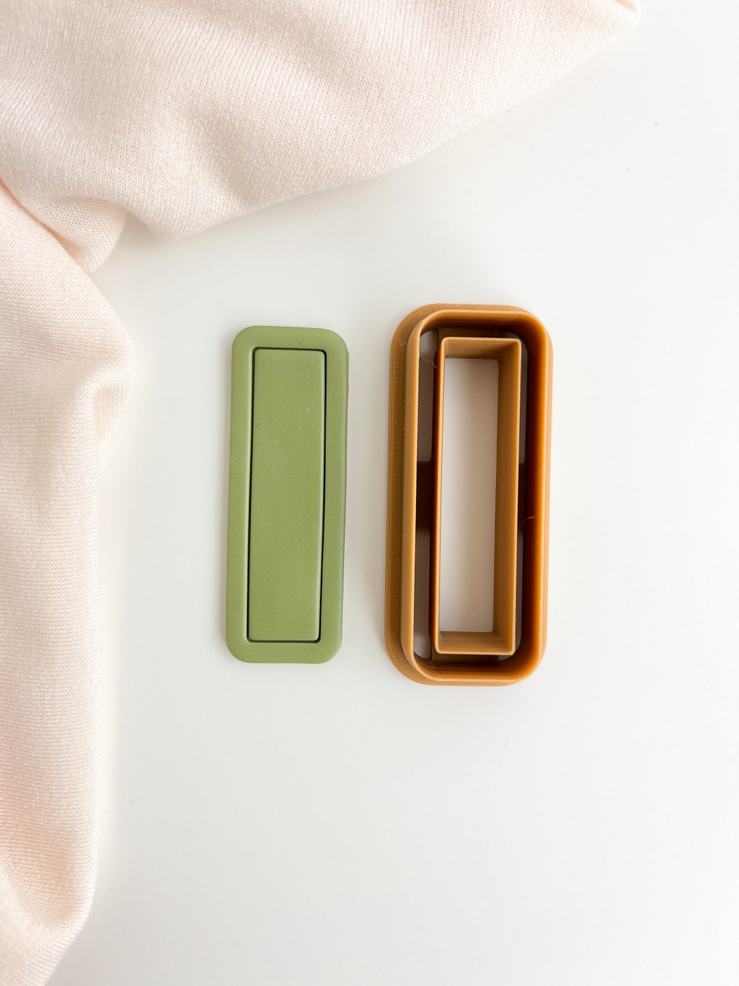 Rectangle Outline Barrette Clay Cutter Fashion Polymer Clay Cutter ...