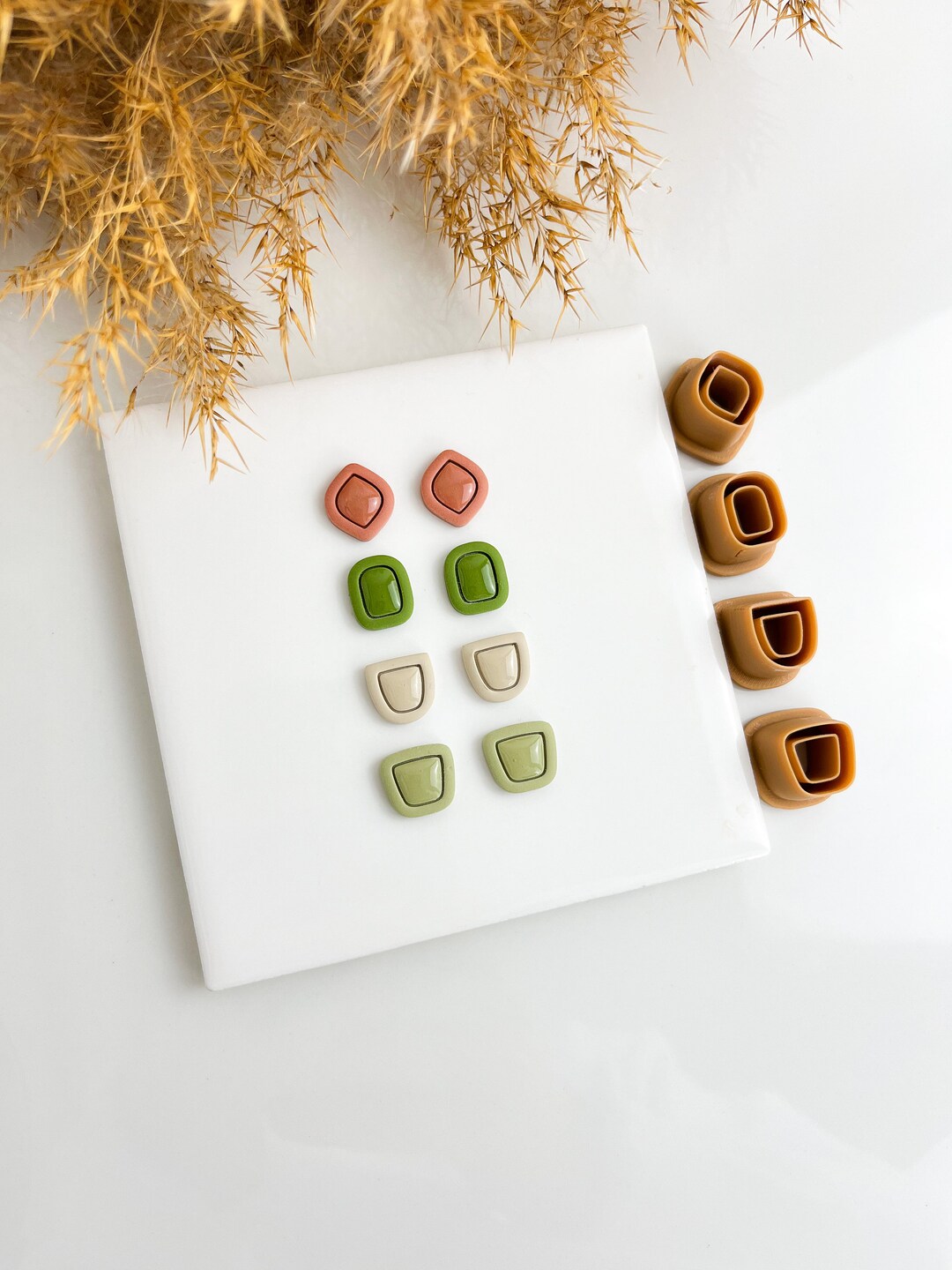 Outlined Stud Bundle, Stacker Clay Cutter, Organic Stacker Shape Clay ...