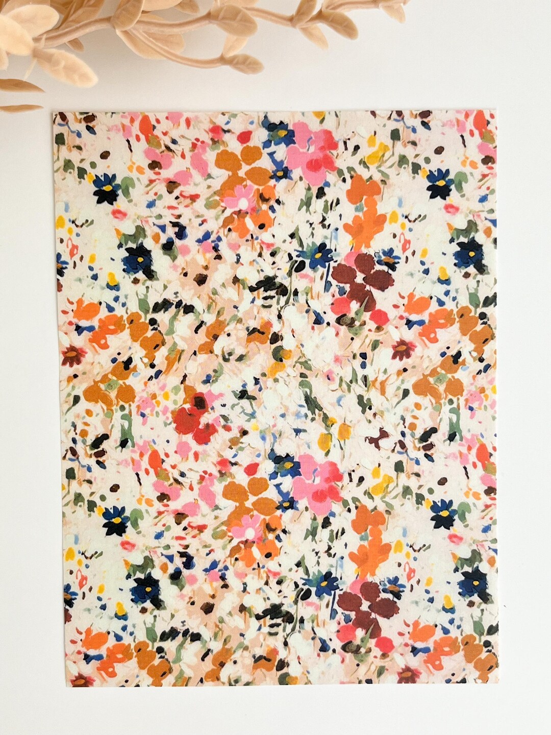 TP220 POLYMER CLAY TRANSFER Paper Floral Transfer Paper Clay Transfer ...