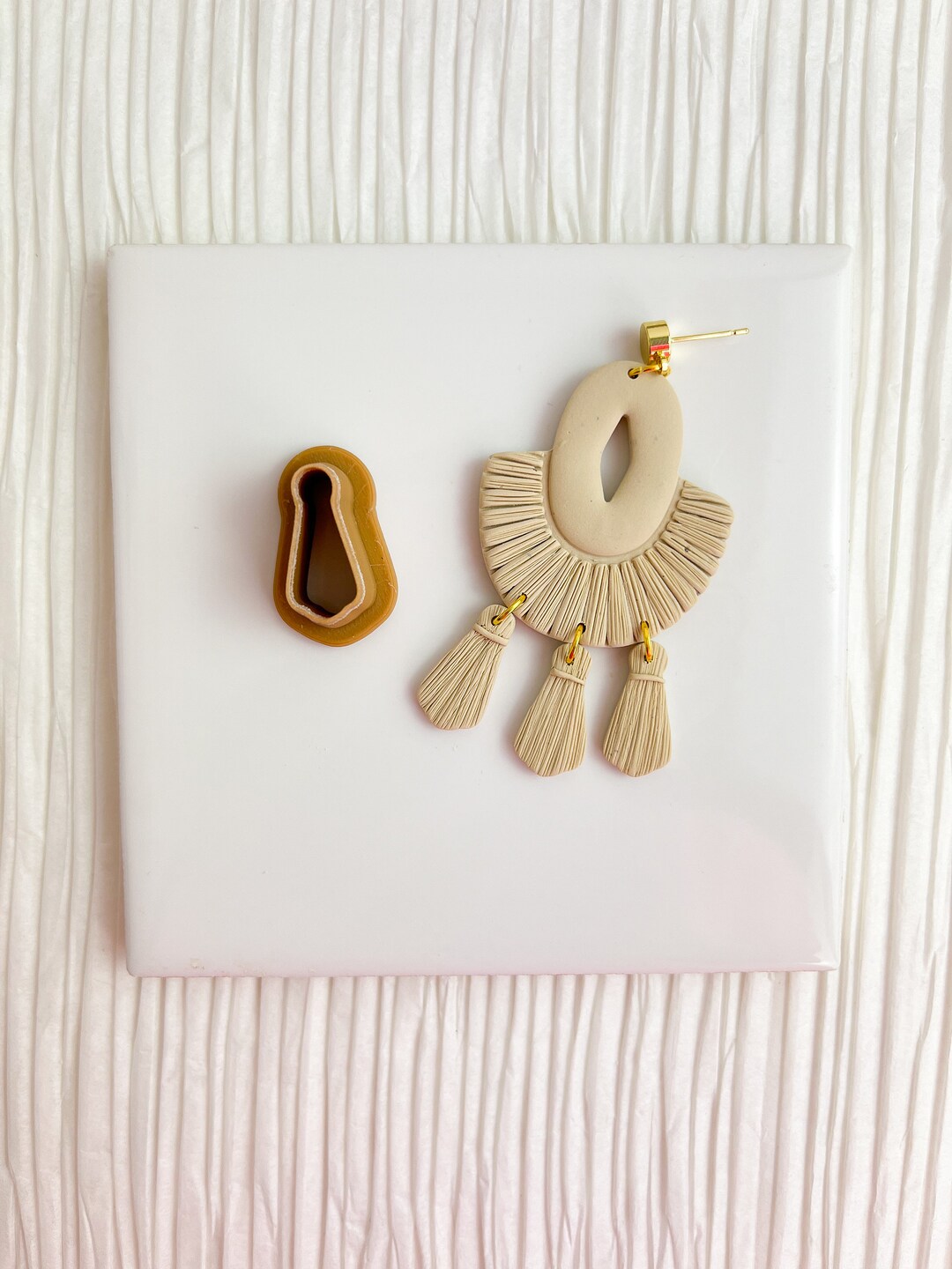 Mini Tassel Fringe Polymer Clay Cutter Boho Fringe Clay Cutter Polymer ...