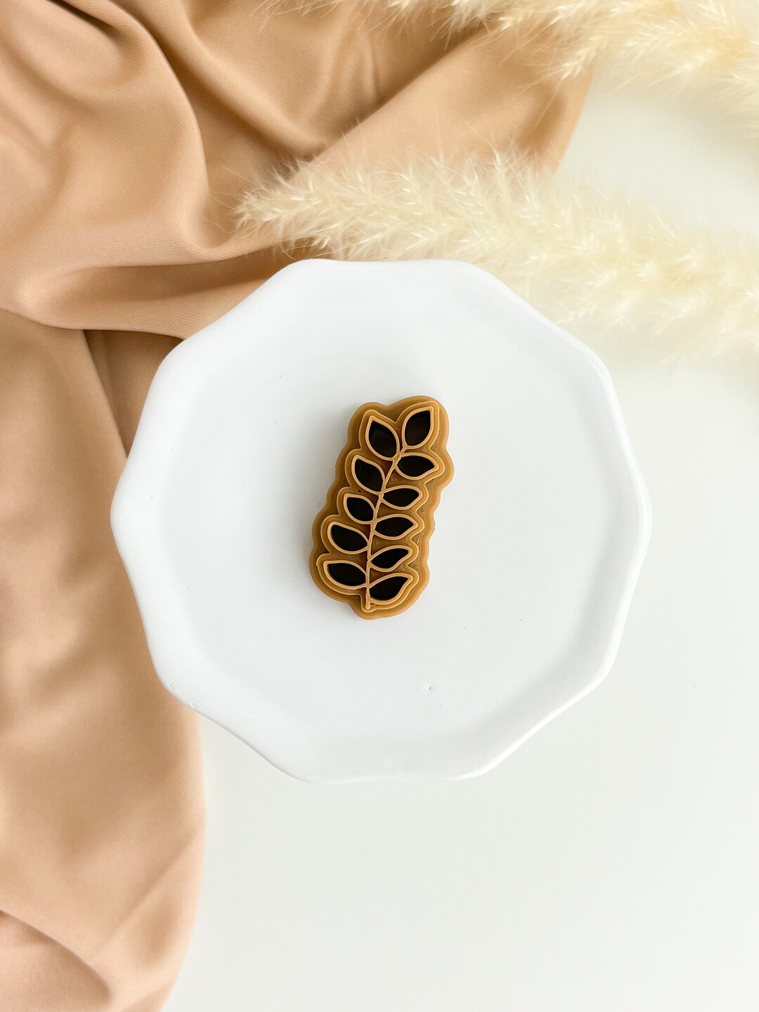 Olive Clay Stamp, Fall Clay Cutters, Embossed Polymer Clay Cutter, Clay ...