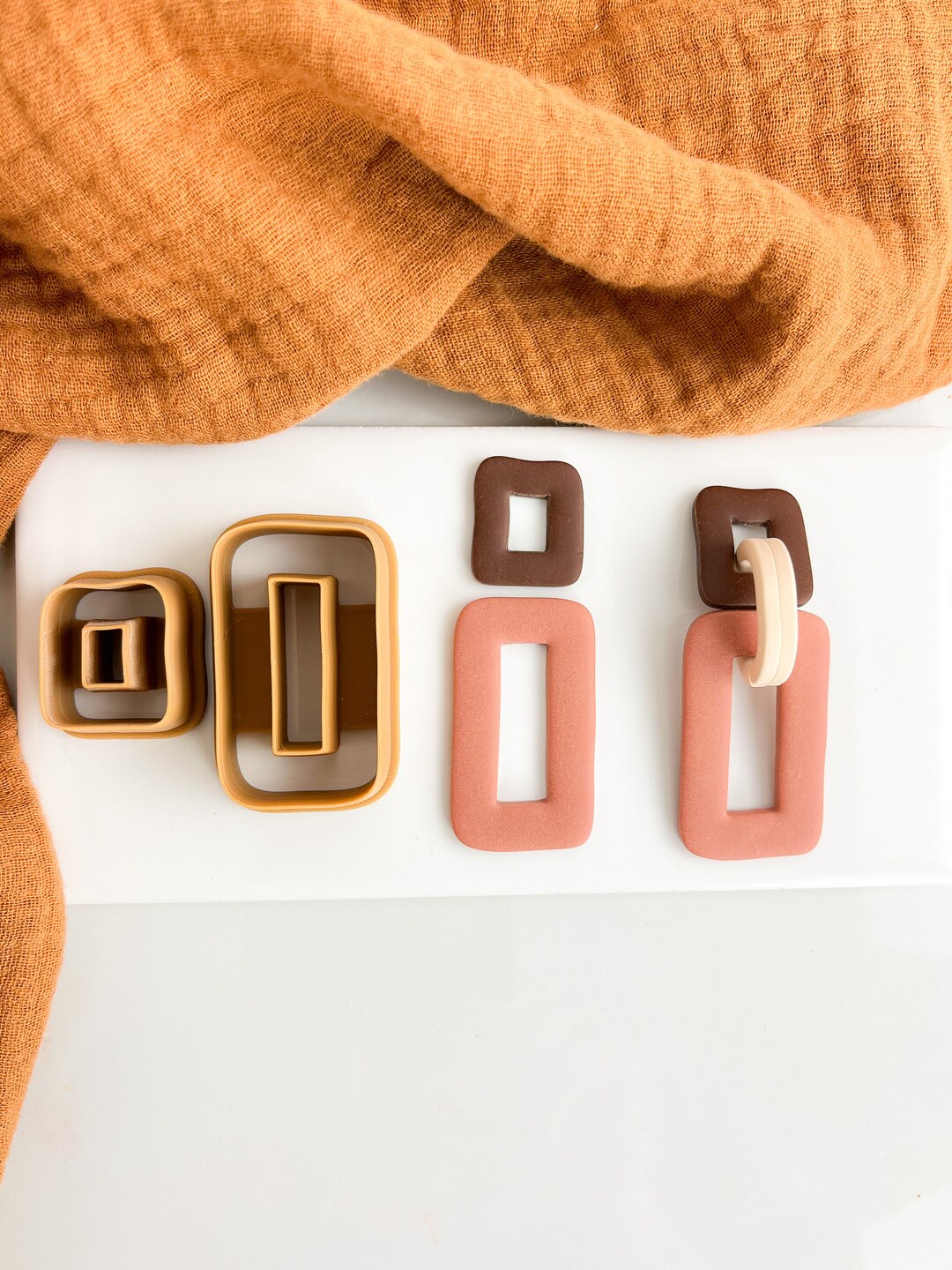 Leia Clay Jump Ring Cutter Organic Jump Ring Shape Clay Cutter Polymer ...