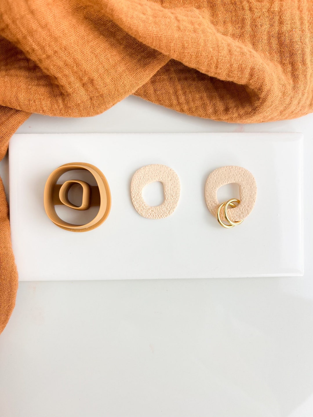 Everleigh Clay Jump Ring Cutter Organic Jump Ring Shape Clay Cutter ...