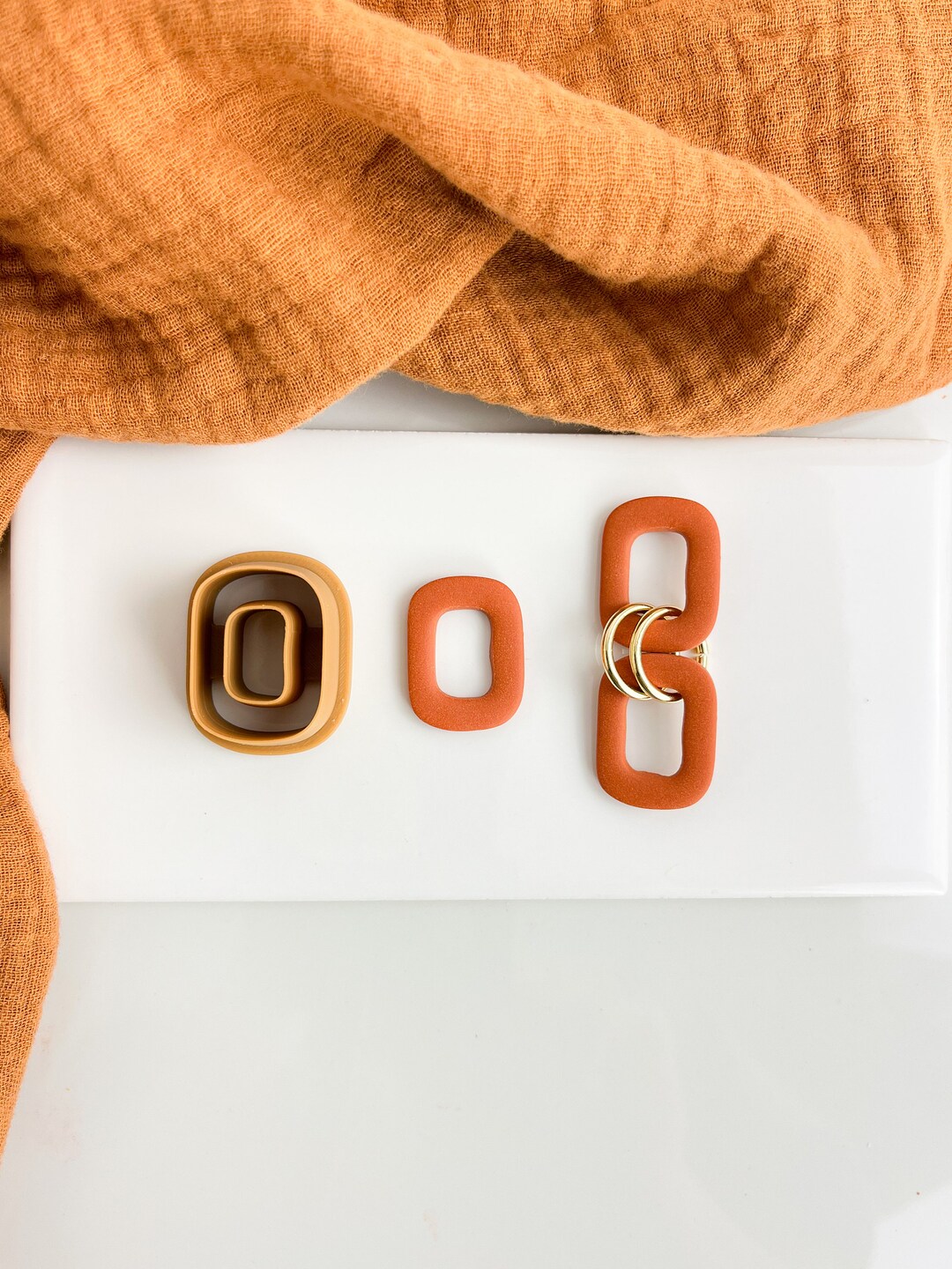 Lydia Clay Jump Ring Cutter Organic Jump Ring Shape Clay Cutter Polymer ...