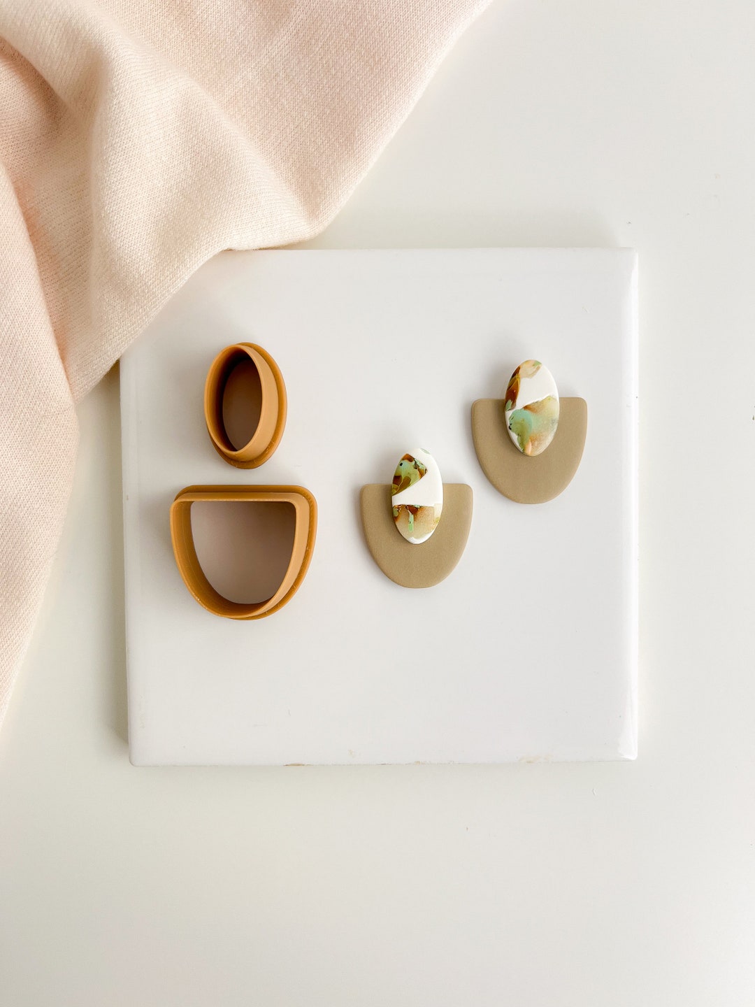 Almond Stacker Clay Cutter Organic Stacker Shape Clay Cutter Polymer ...