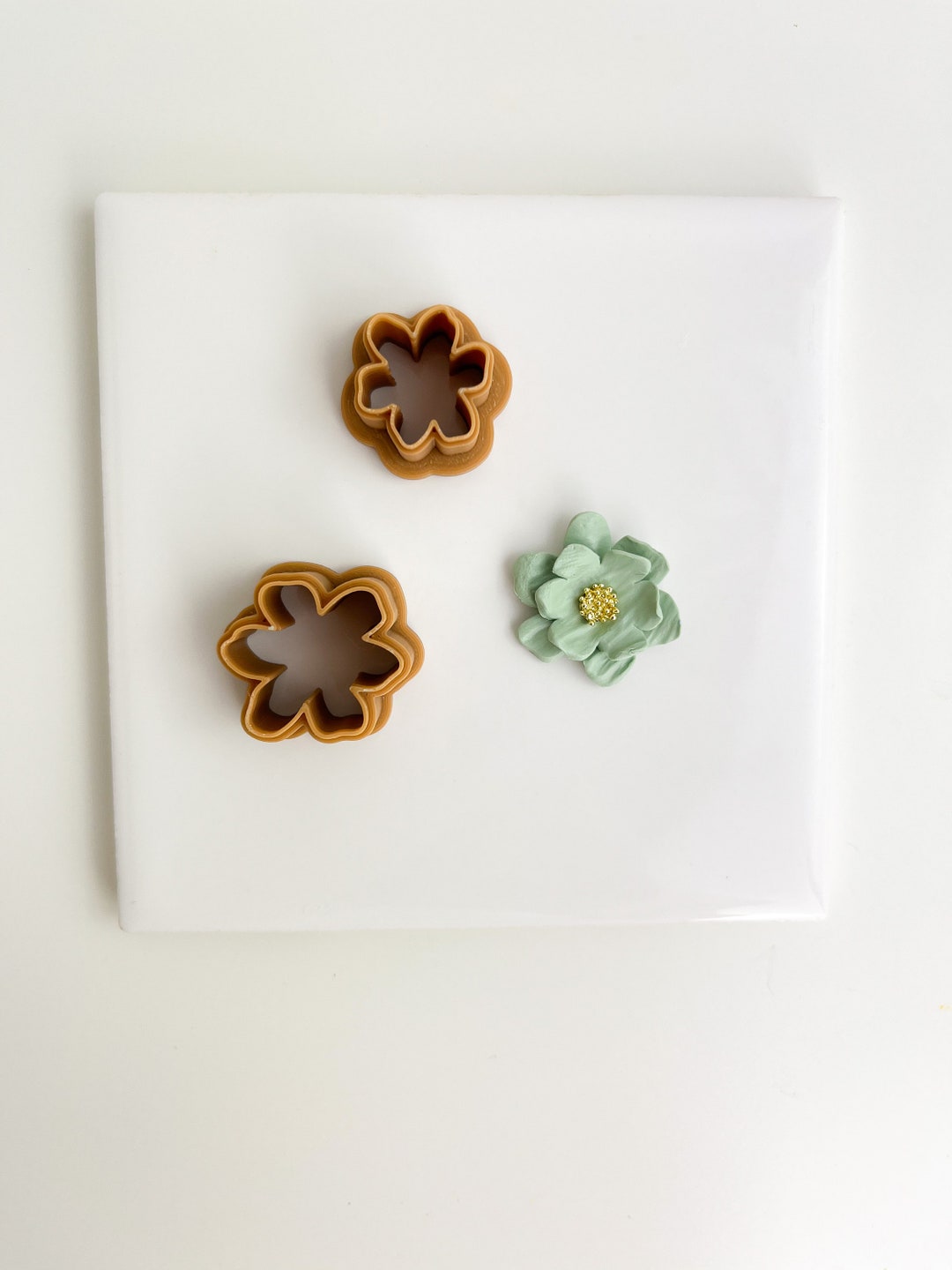 Abstract Flower 3, Organic Shape Clay Cutter, Polymer Clay Cutters ...