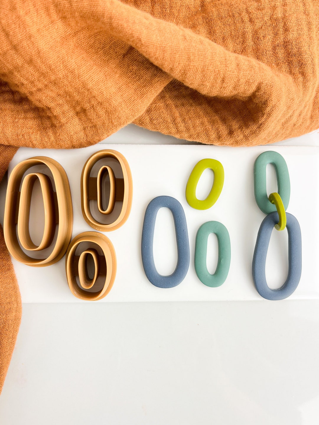 Millie, Jump Ring Clay Cutter, Organic Jump Ring Shape Clay Cutter ...