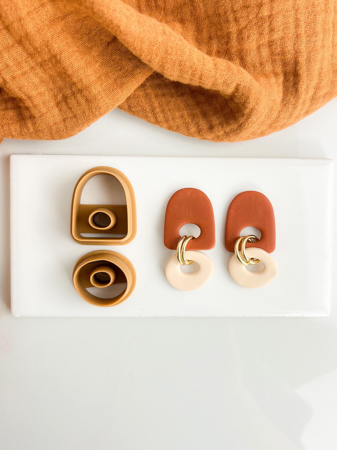 Violet, Jump Ring Clay Cutter, Organic Jump Ring Shape Clay Cutter ...