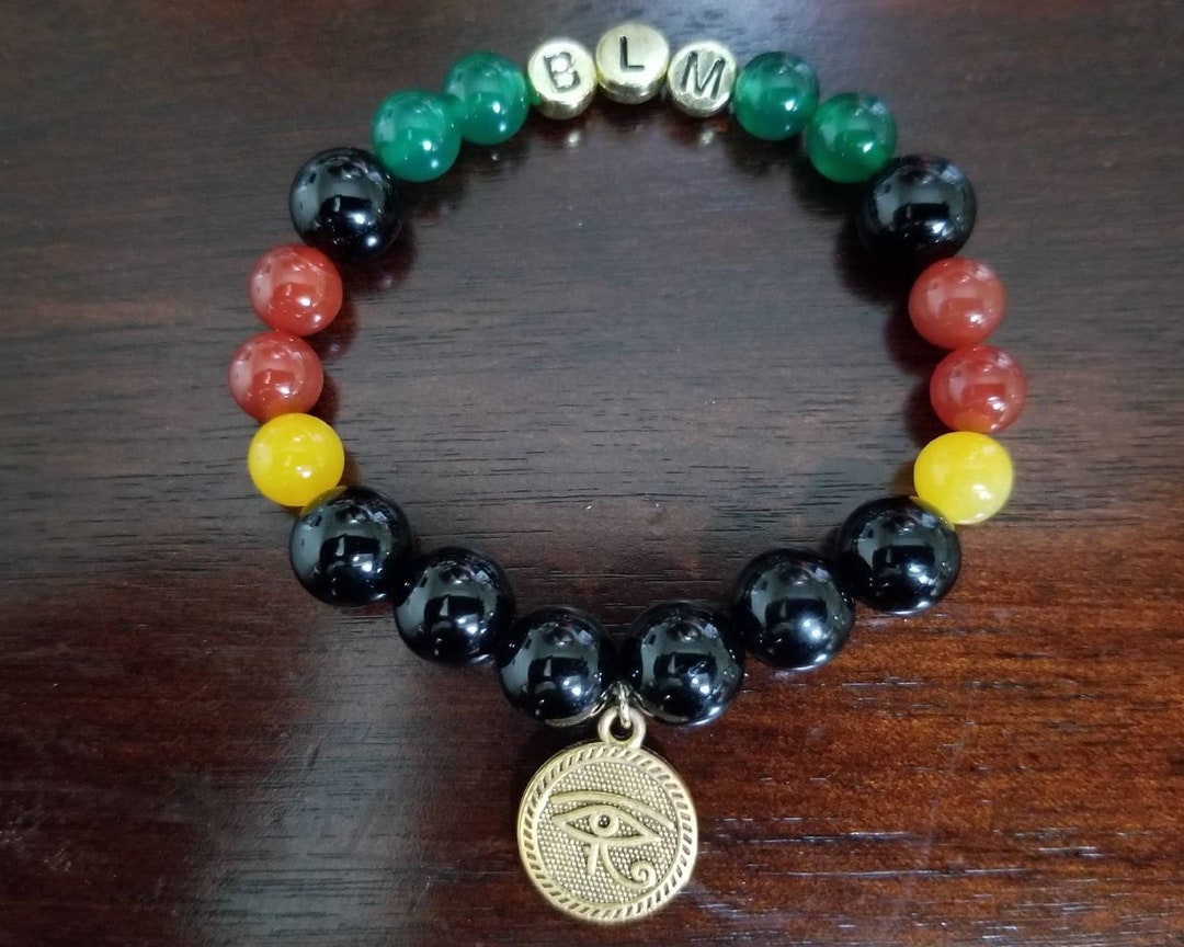 Juneteenth Bracelet Pan African Bracelet BLM Inspired - Etsy