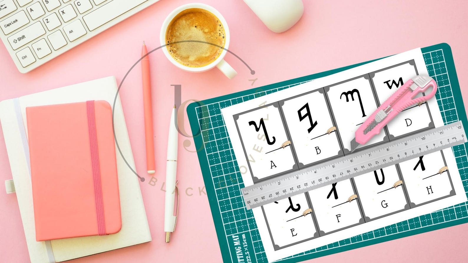 Printable Witch's Alphabet Flashcards | Set of 25 Cards | PDF Instant ...