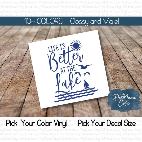 Lake Life Decal - Etsy