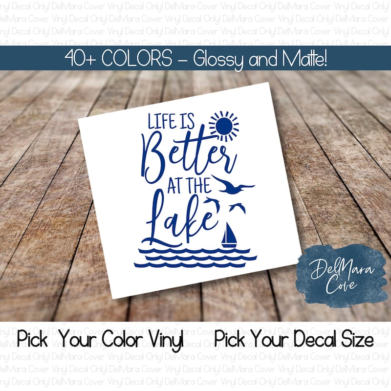 Lake Life Decal - Etsy