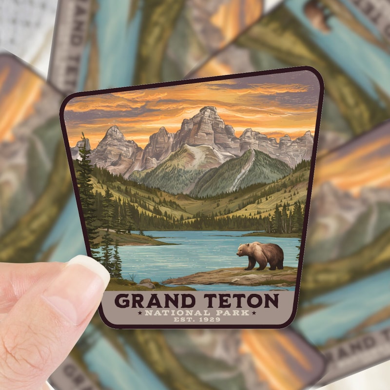 Teton National Park Magnet - Etsy