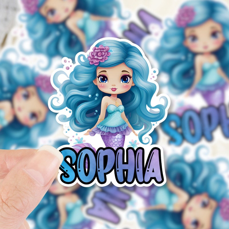 Mermaid Stickers - Etsy