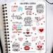 Heartfelt 'literally Just a Girl' Kiss-cut Stickers, Cute Envelope Seal ...