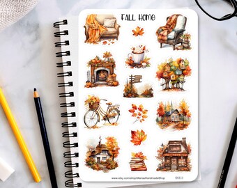 Cozy Forest Animals Fall Planner Stickers Fall Animals - Etsy