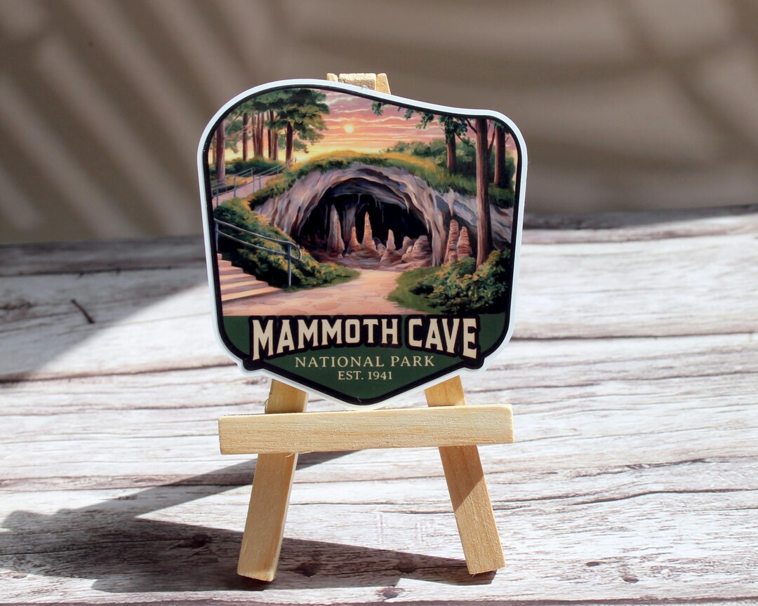 Mammoth Cave National Park Sticker, Decorate Your Water Bottle or ...
