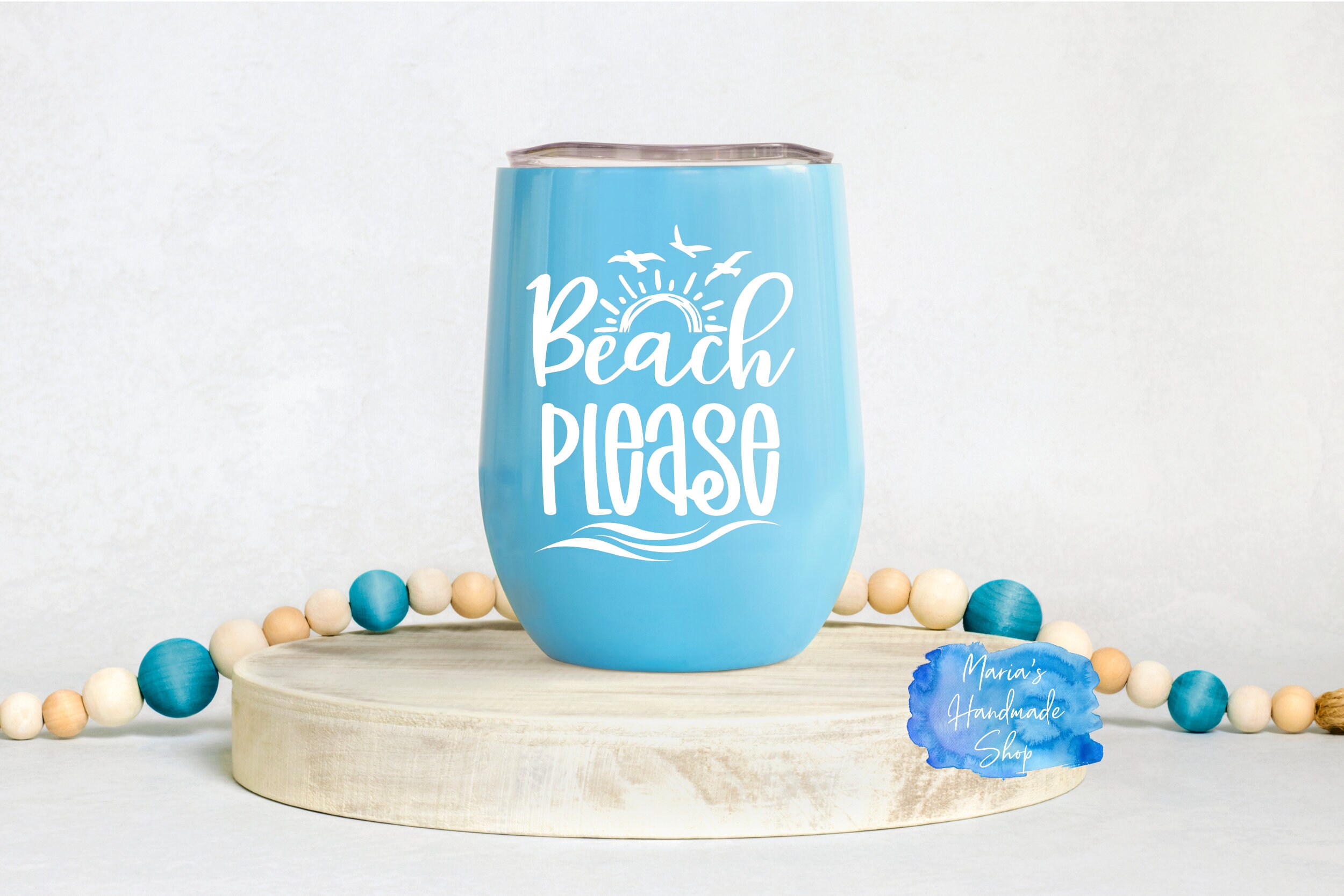 Beach Please Decal Beach Please Vinyl Sticker Beach Decal - Etsy