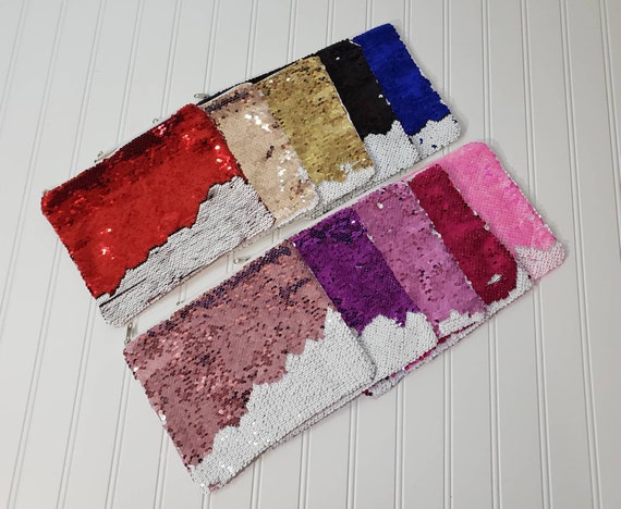 Sublimation Blank Sequin Bag Color Changing Sequin Zip Bag - Etsy