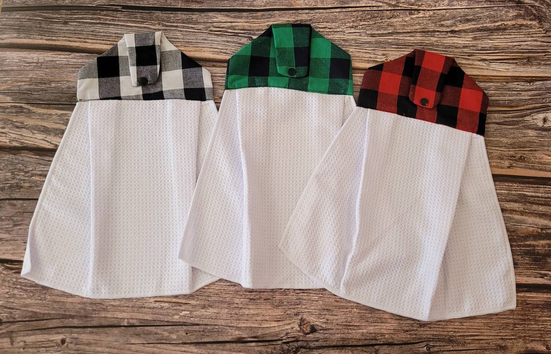 Buffalo Plaid Sublimation Blank Waffle Weave Towel Polyester - Etsy