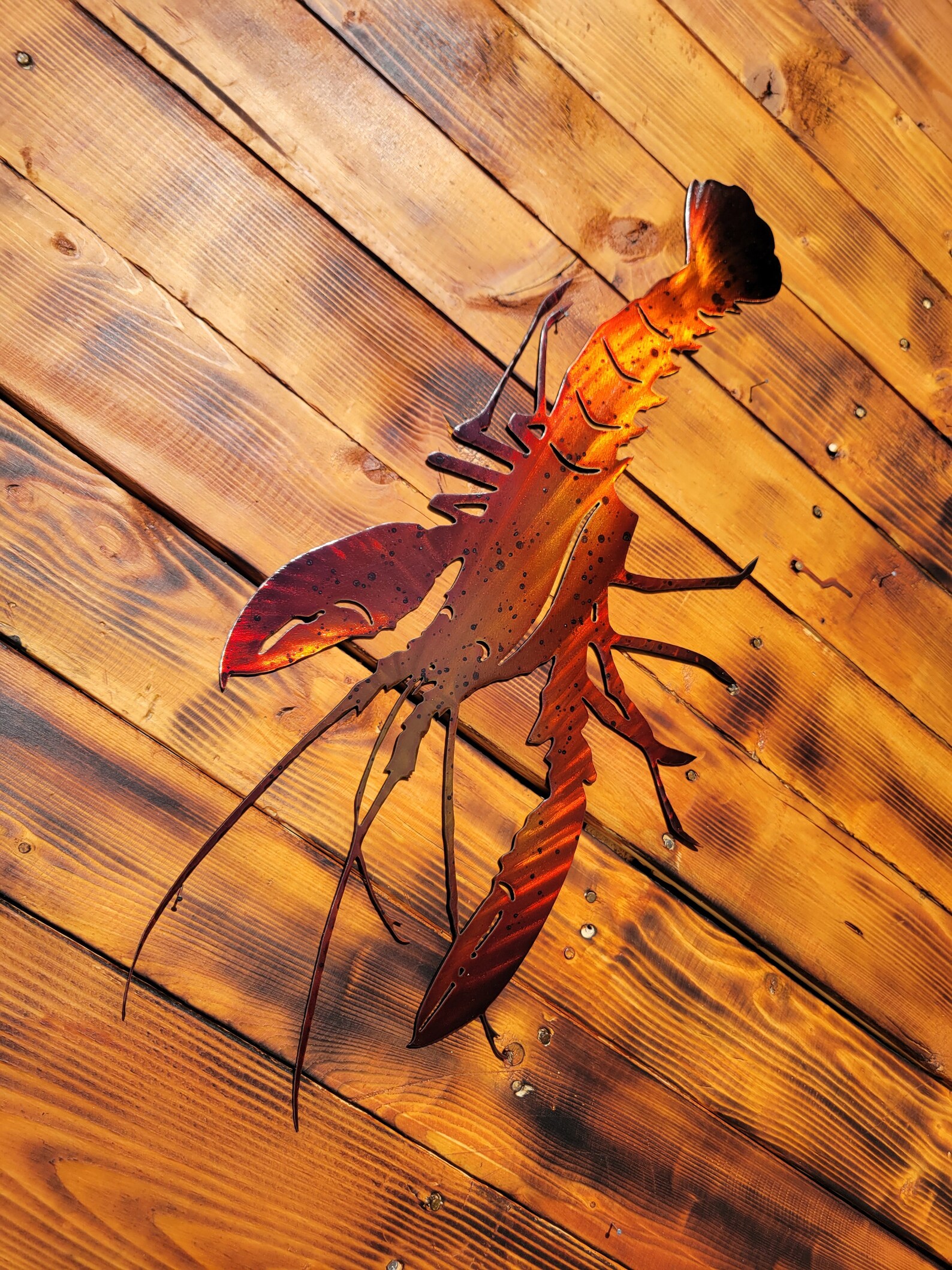 Crawfish Craw Fish Metal Wall Art Fish Decor Custom Art Work - Etsy