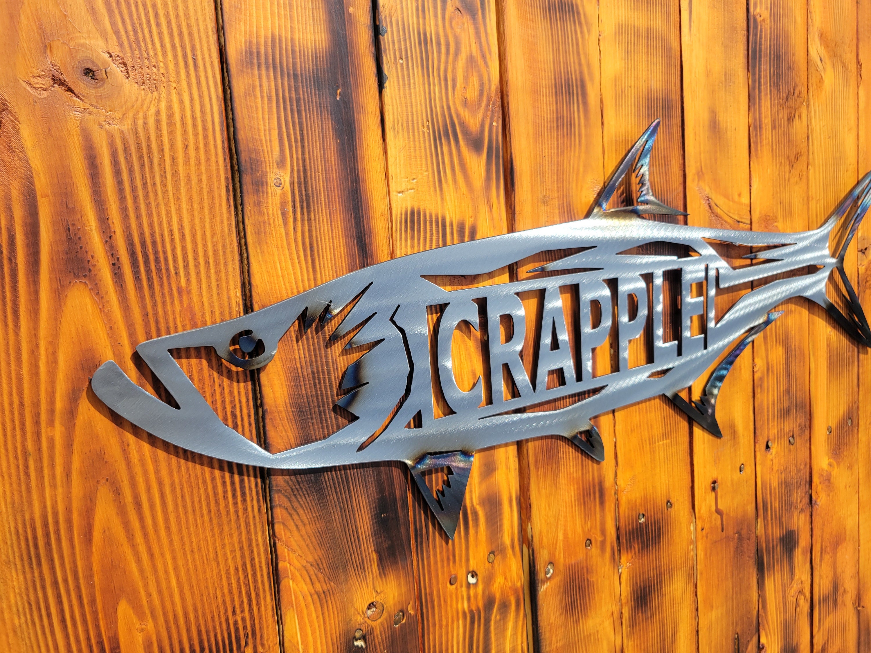 Tarpon Monogram House Number Sign Metal Wall Art Fish Decor Custom Art ...