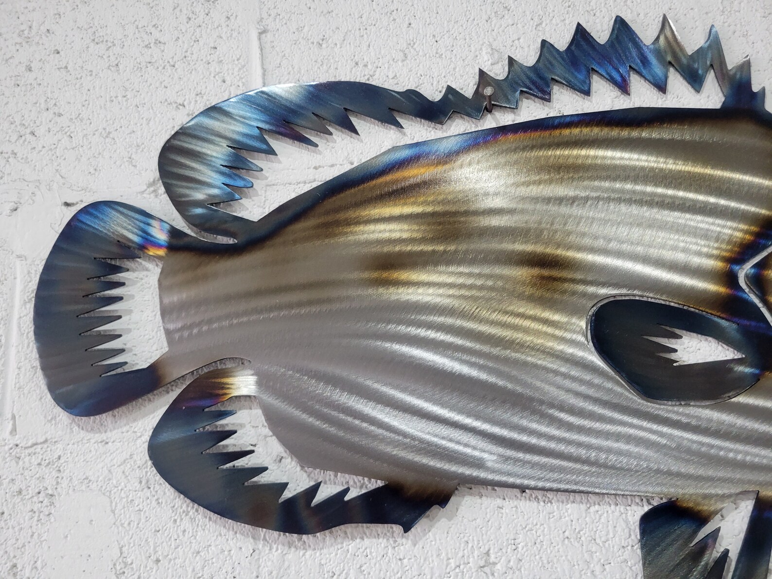 Triple Tail Tripletail Metal Wall Art Fish Decor Custom Art - Etsy