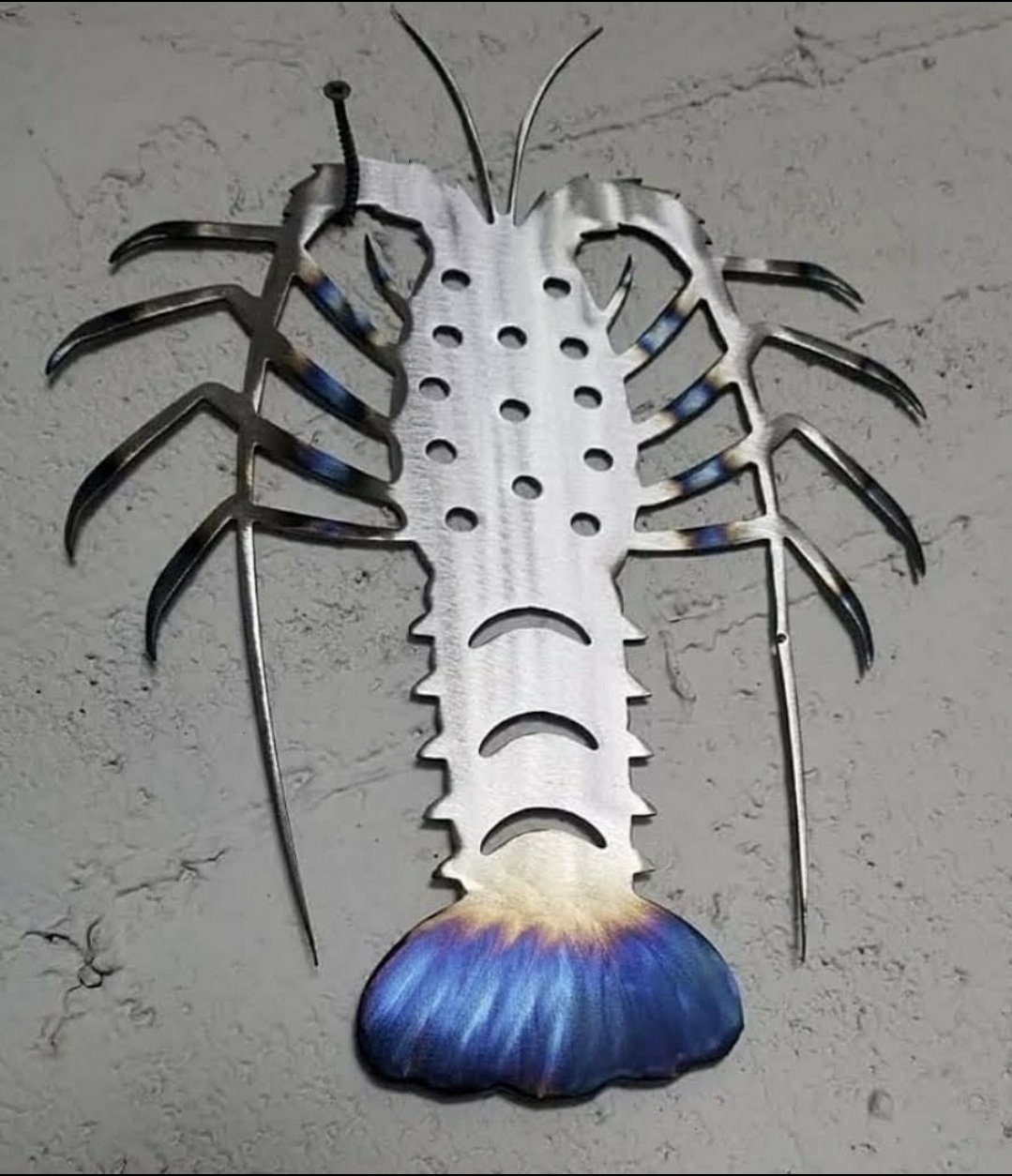 Florida Lobster Spiny Lobster Fish Metal Wall Art Fish Decor - Etsy