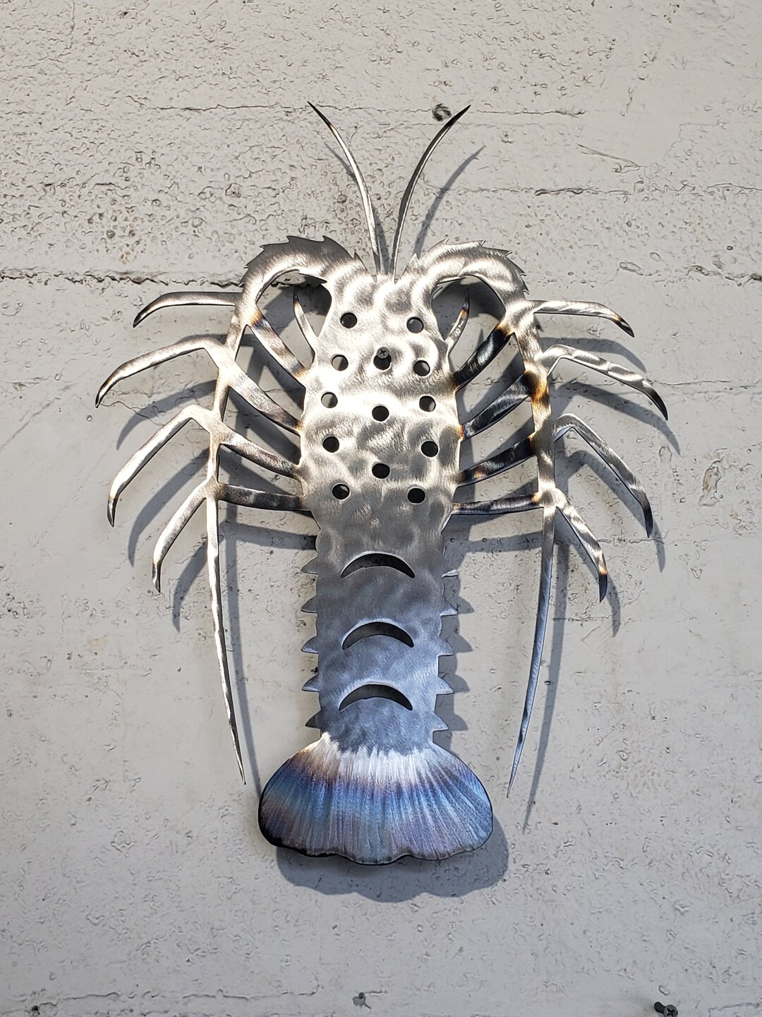 Florida Lobster Spiny Lobster Fish Metal Wall Art Fish Decor Custom Art ...