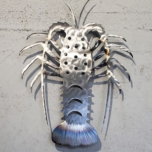 Florida Lobster Spiny Lobster Fish Metal Wall Art Fish Decor Custom Art ...