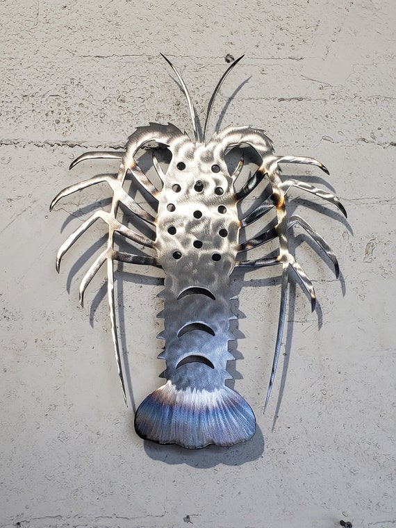 Florida Lobster Spiny Lobster Fish Metal Wall Art Fish Decor - Etsy