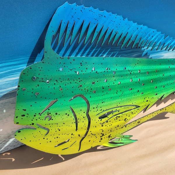 Mahi Mahi Fish Metal Art - Etsy