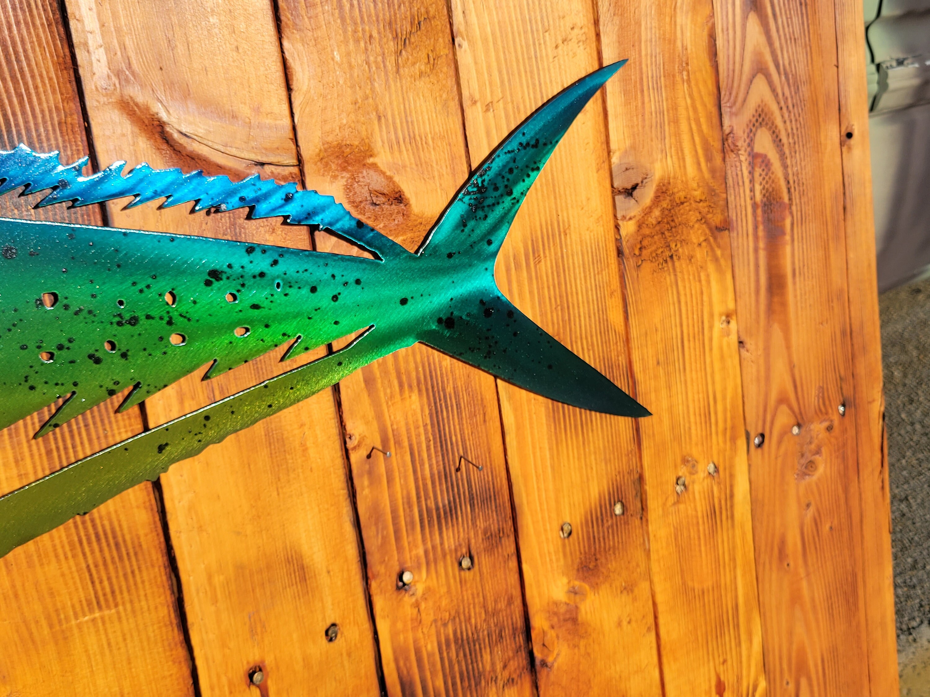 Mahi Mahi Metal Wall Art: Custom Fish Decor - Etsy
