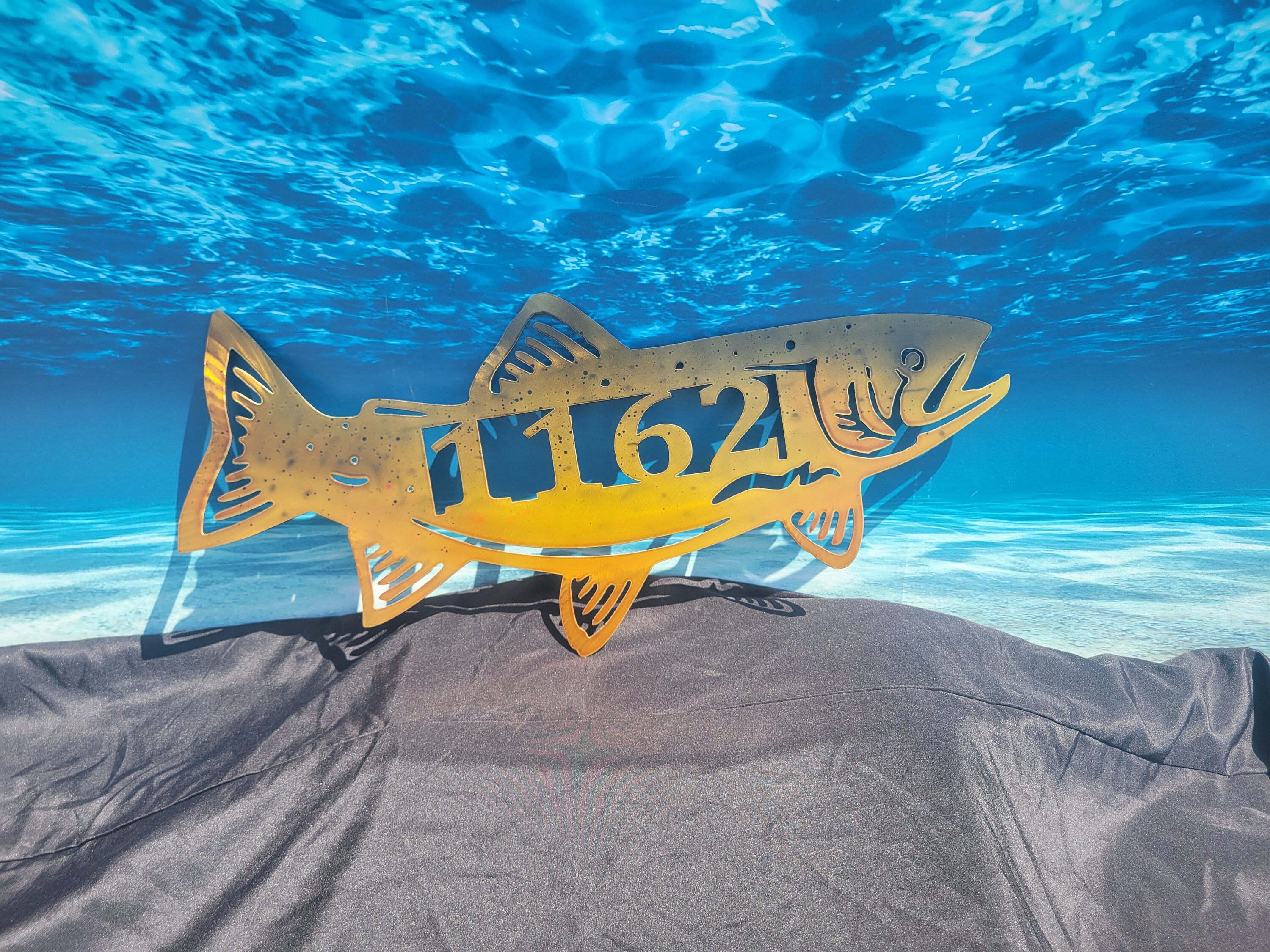 Trout Lake Trout Brown Trout Metal Wall Art Fish Decor Custom - Etsy