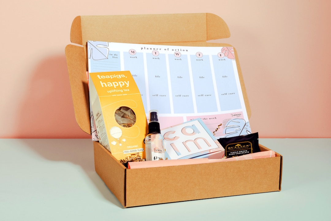 Relaxation Hamper With Self-care Planner, Self-care Gift Set, the Glow ...