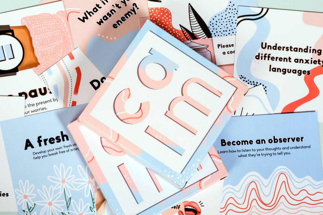 Stationery Self-care Kit, Mindset Bundle Including Calming Cards and ...