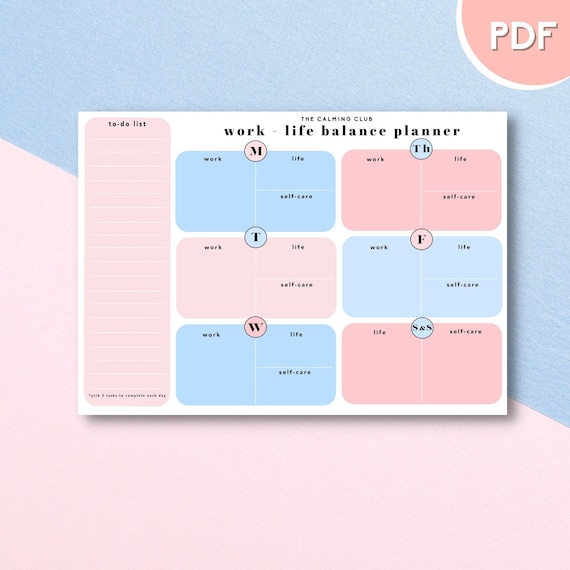 Weekly Planner Printable Digital Planners for Ipad Self-care | Etsy