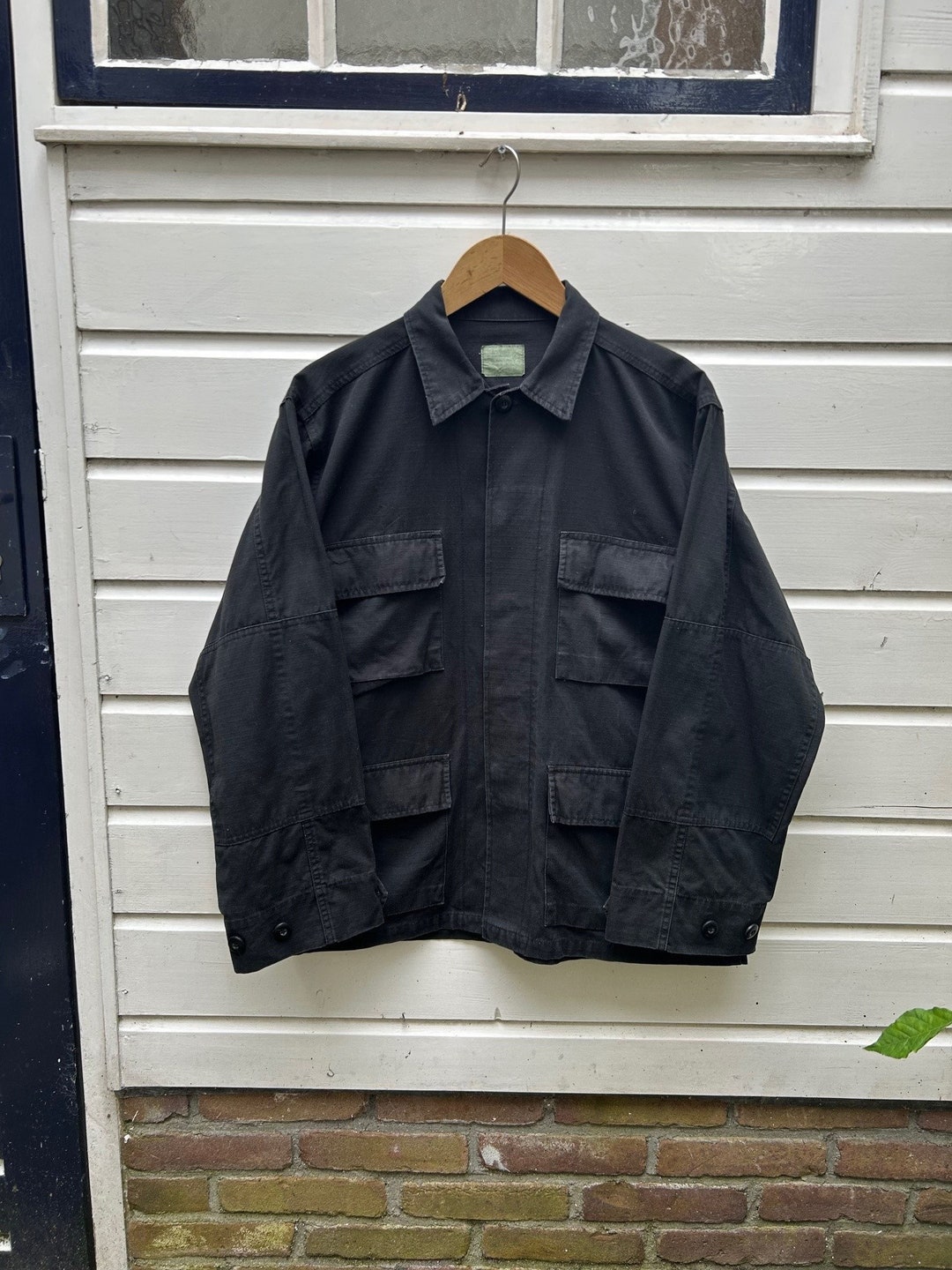 Vintage: Black Ripstop-repro USMC Jungle Jacket USA m-reg - Etsy