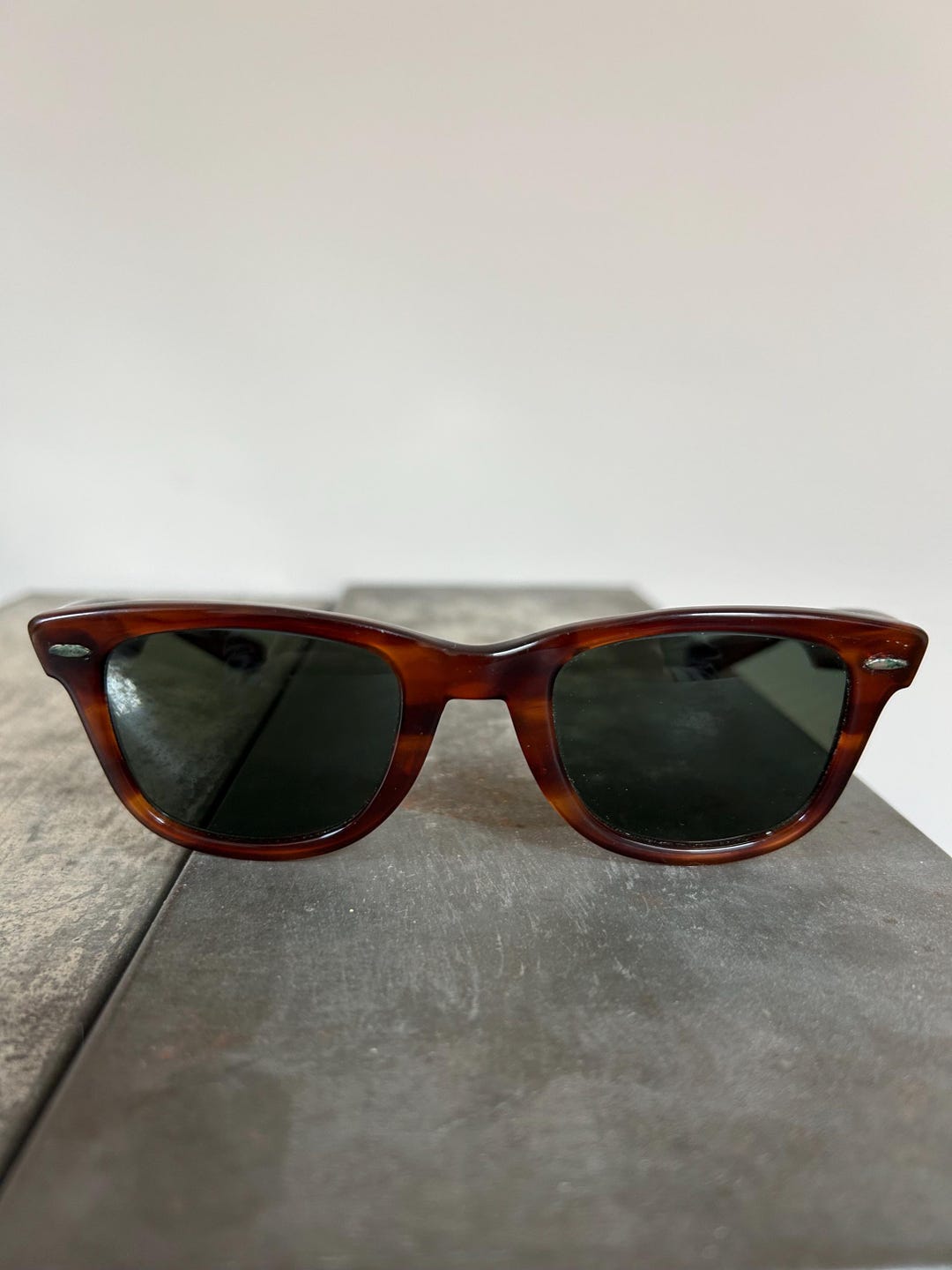 Vintage 80s: Ray-ban Wayfarer USA Bausch and Lomb Sunglasses Brown ...