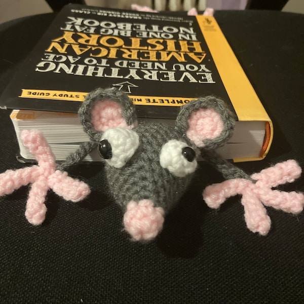 Crochet Rat Bookmark - Etsy