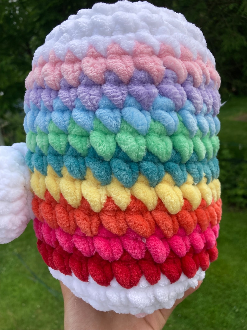 Crochet Rainbow Pride Bee Plush - Etsy