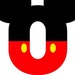 Mickey Numbers 0-4 - Etsy